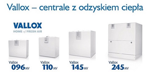 CENTRALE REKUPERACYJNE VALLOX - Pre Prim Ostróda